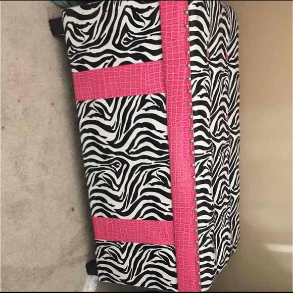 Other | Zebra Print Storage Bench | Poshmark